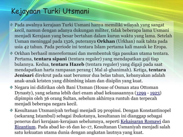 Turki utsmani | PPSX