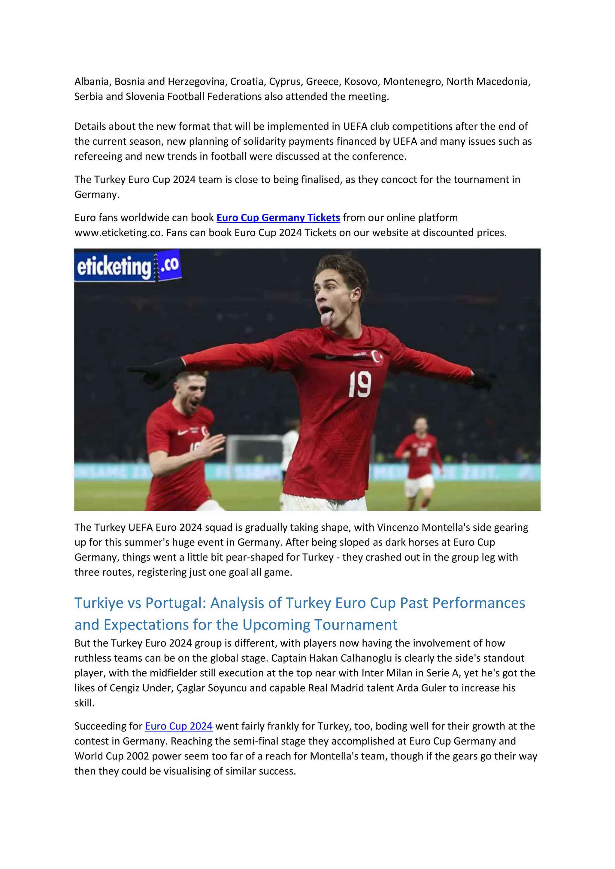 Turkiye vs Portugal Turkey's Road to Redemption and Preparation for ...