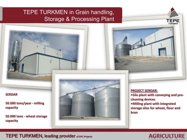 Turkmenistan Sugar Plant Project - Tepe Agriculture Special | PPTX
