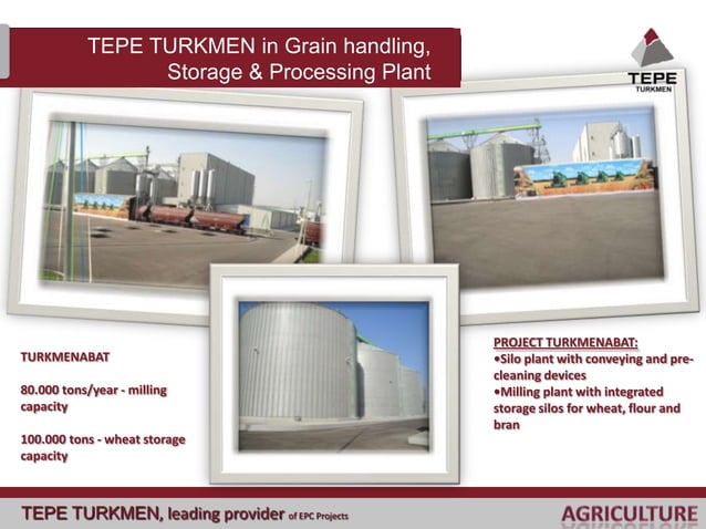 Turkmenistan Sugar Plant Project - Tepe Agriculture Special | PPT ...