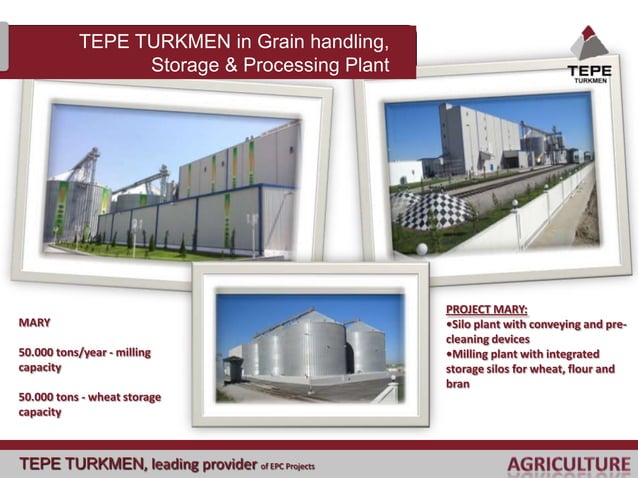 Turkmenistan Sugar Plant Project - Tepe Agriculture Special | PPTX