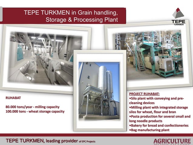 Turkmenistan Sugar Plant Project - Tepe Agriculture- Special | PPT
