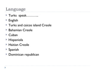 Turks and caicos island i&c | PPT | Food & Drink