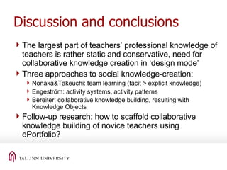 E-portfolio in teacher education | PPT