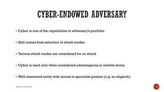 Cyber-enabled adversaries: Emerging aspect of targeted attacks | PPT