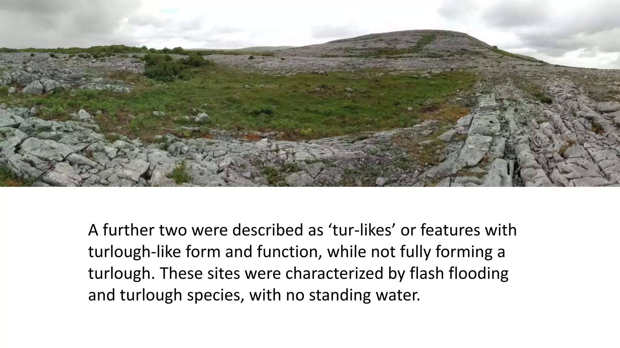 Turloughs and Tur-likes fieldwork | PPTX