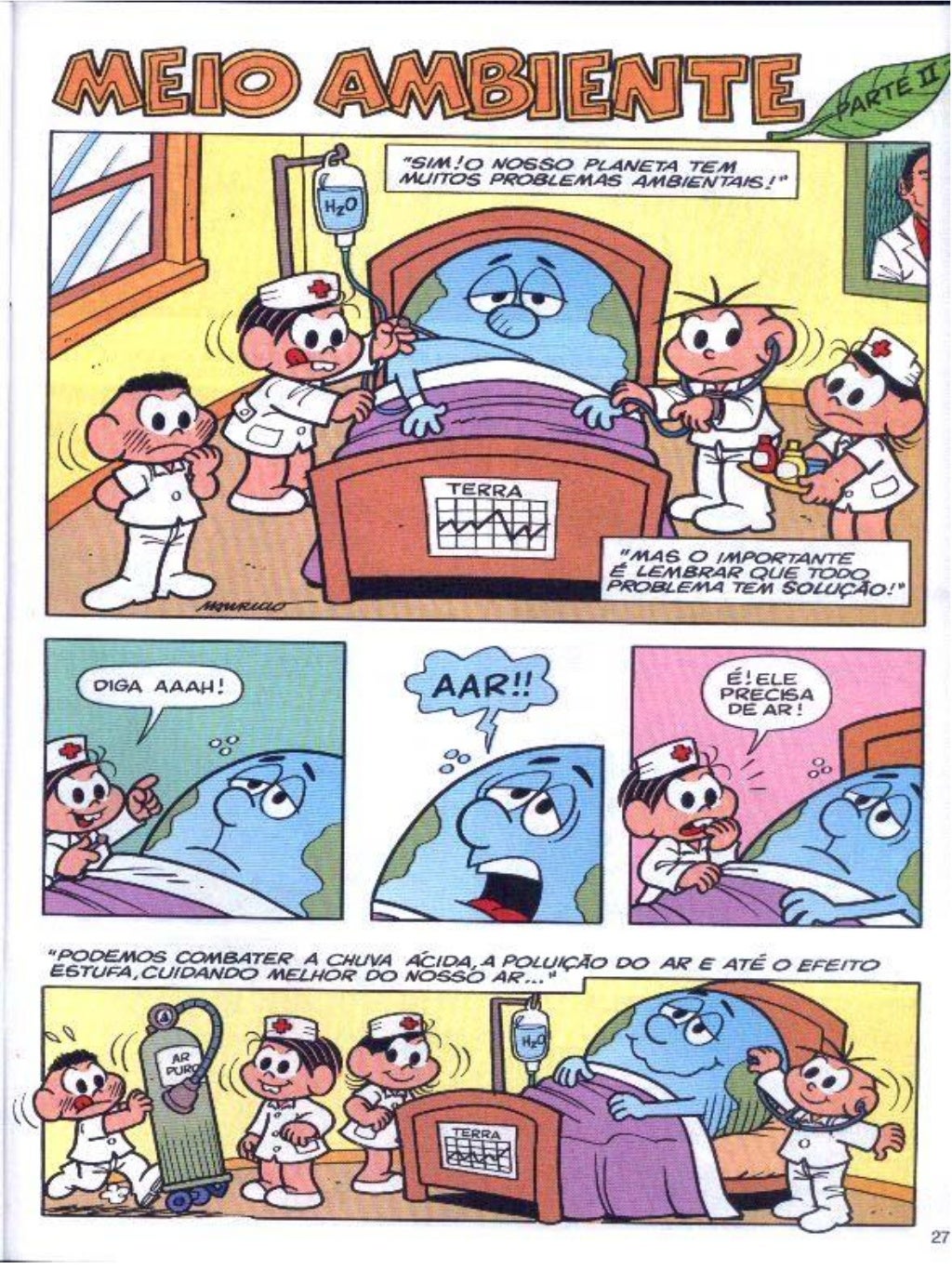 Turma Da Monica Voce Sabia N10 Meio Ambiente