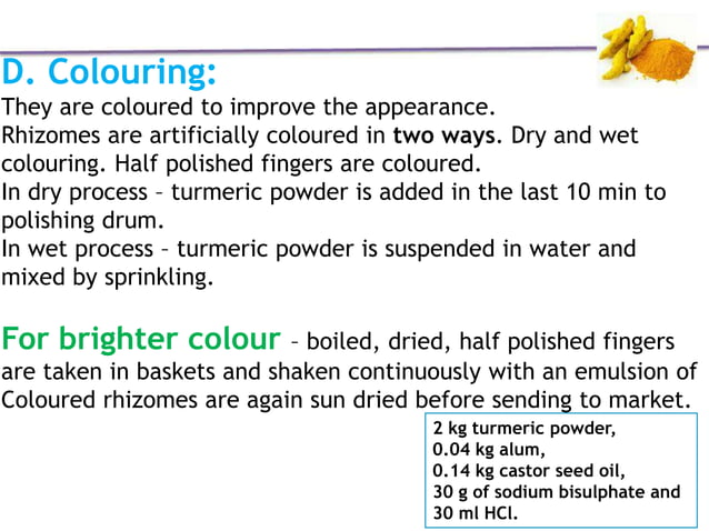 Scientific cultivation of Turmeric | PPTX