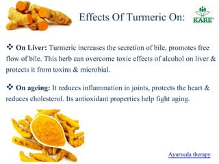 Turmeric - The Golden Ayurvedic Herb | PPTX