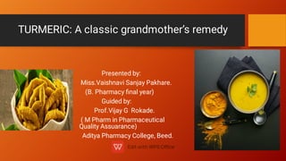 Turmeric presentation | PDF