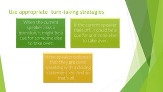 Turn-Taking & Phatic Communication.pptx ELC | PPTX