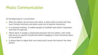 Turn-Taking & Phatic Communication.pptx ELC | PPTX