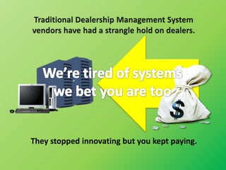 Turn Accelerator | CRM | DMS| the end of Dealership Management Systems | PPTX