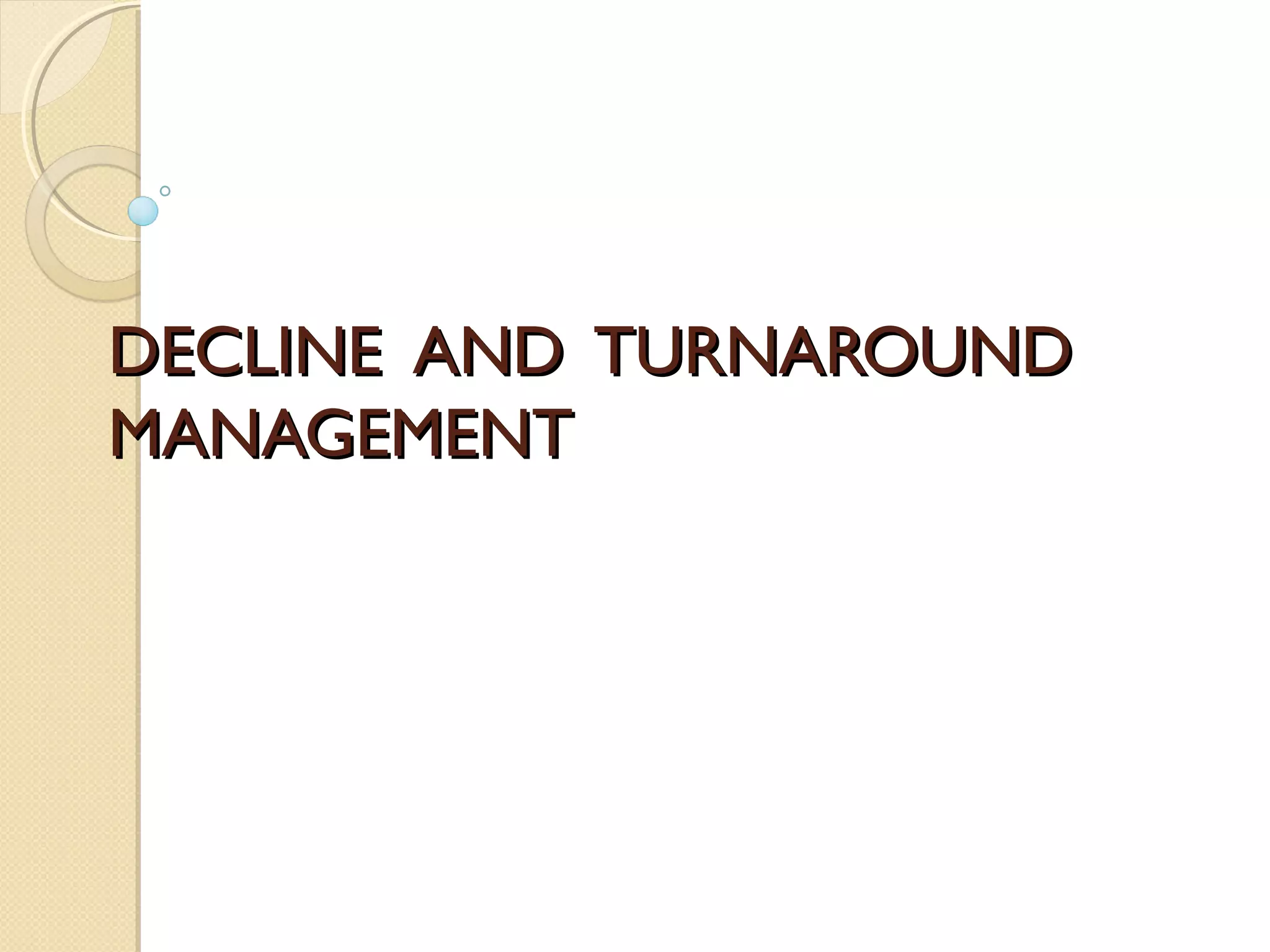 Turnaround management | PPT
