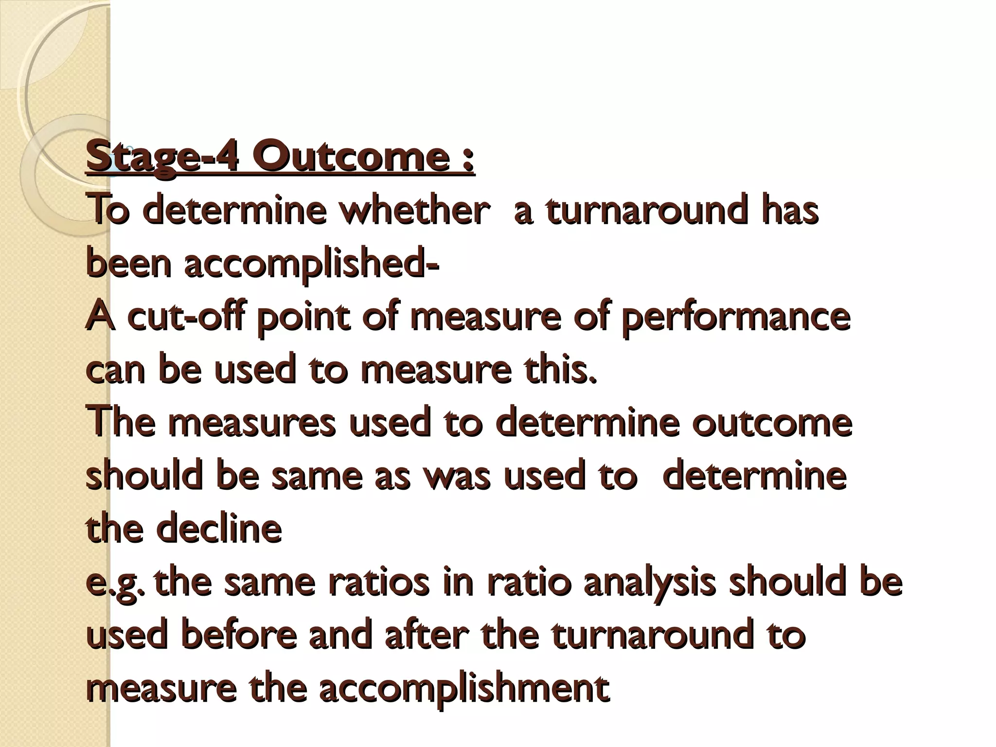 Turnaround management | PPT