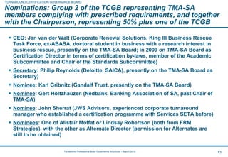Turnaround Professional Body Governance Structures | PPT