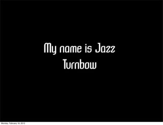 Turnbow jazz visual_resume | PDF | Jazz | Music