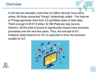 Turn Data to Gold using Data Science and IoT | PPT