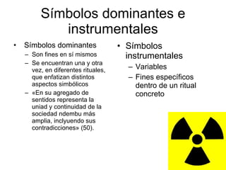 Victor Turner y los simbolos ndembu | PPT