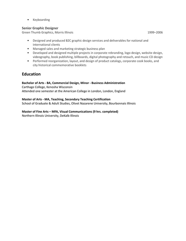 Sally Turner Resume | PDF