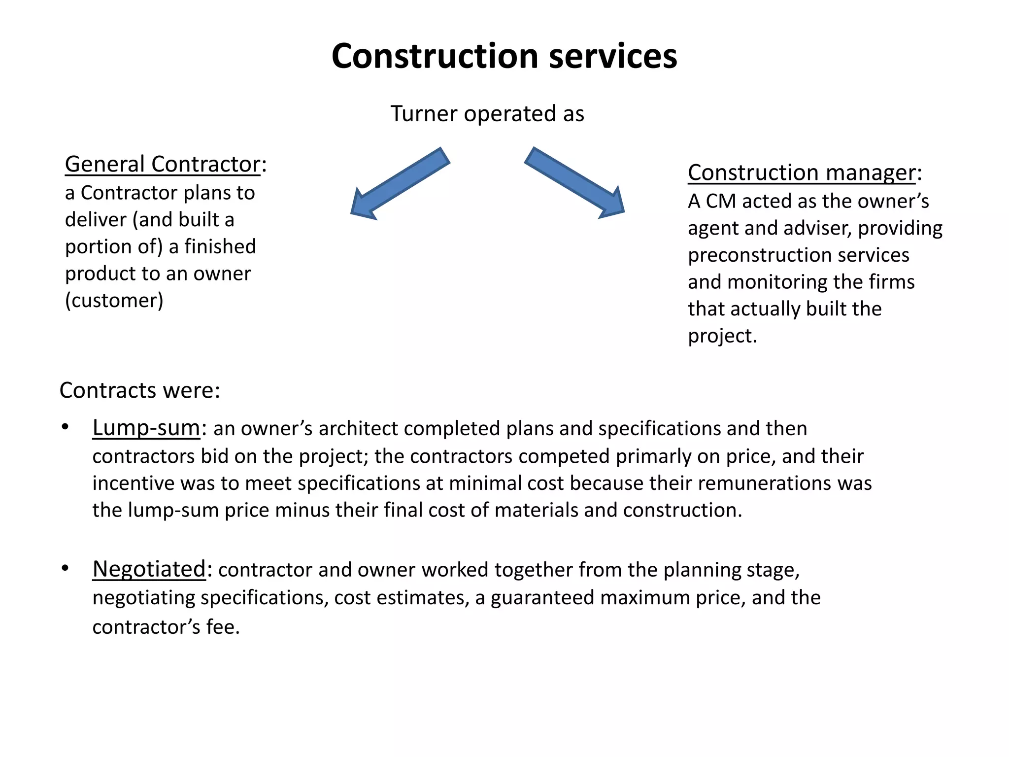 Turner construction | PPTX