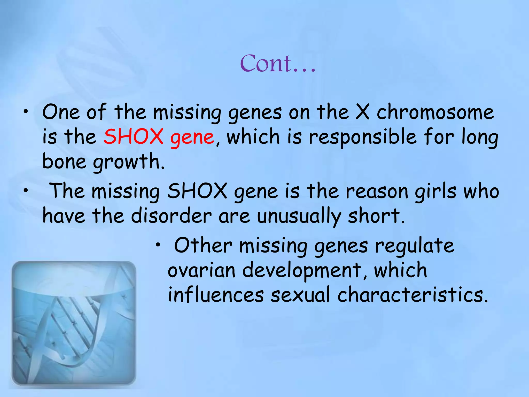 Turner's syndrome | PPTX