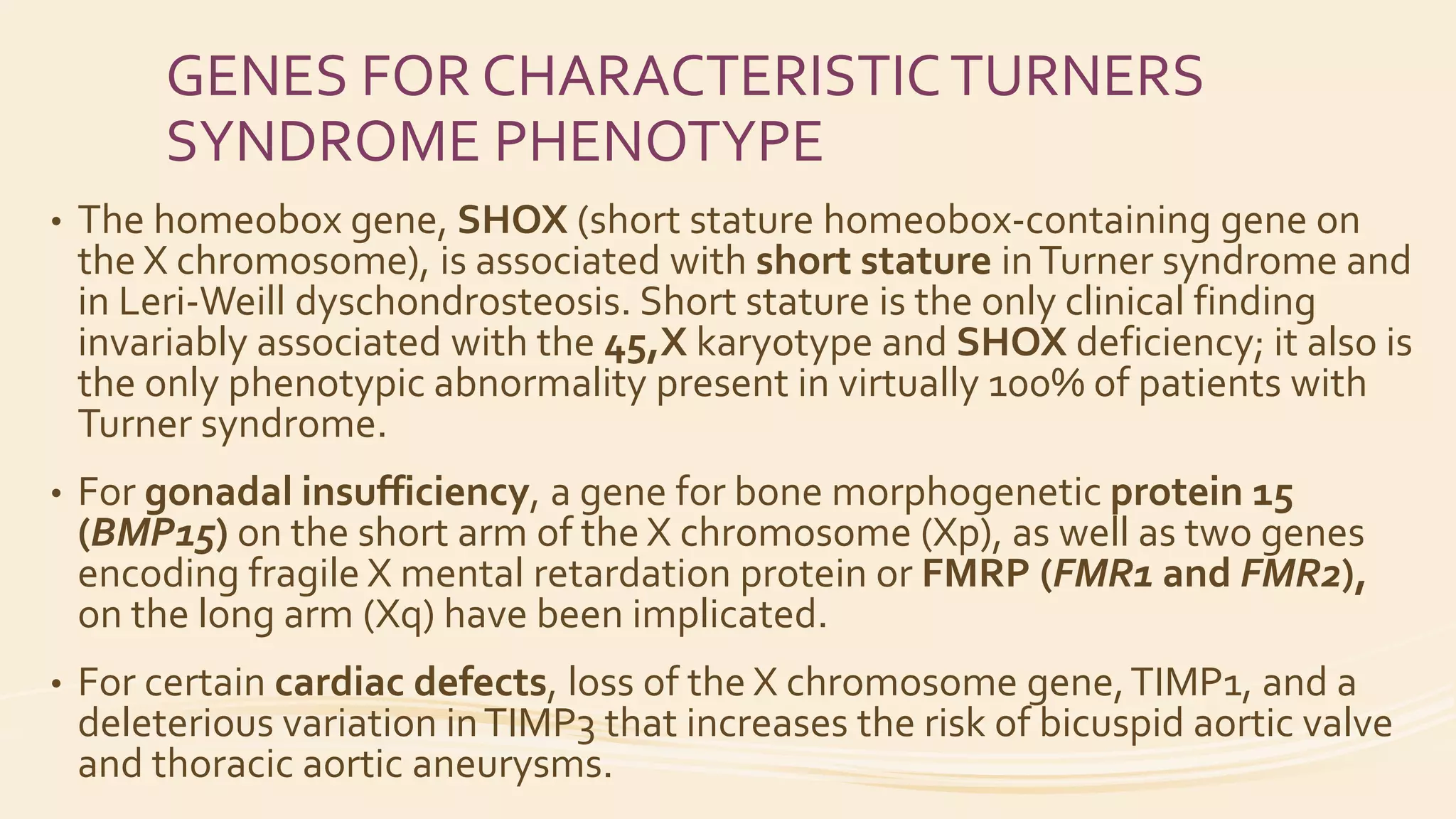 Turners syndrome | PPTX