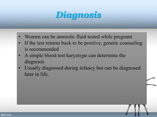TURNER SYNDROM and causes any type sign symptoms | PPT