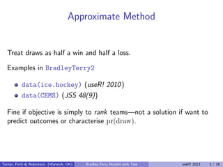 Generalized Bradley-Terry Modelling of Football Results | PDF