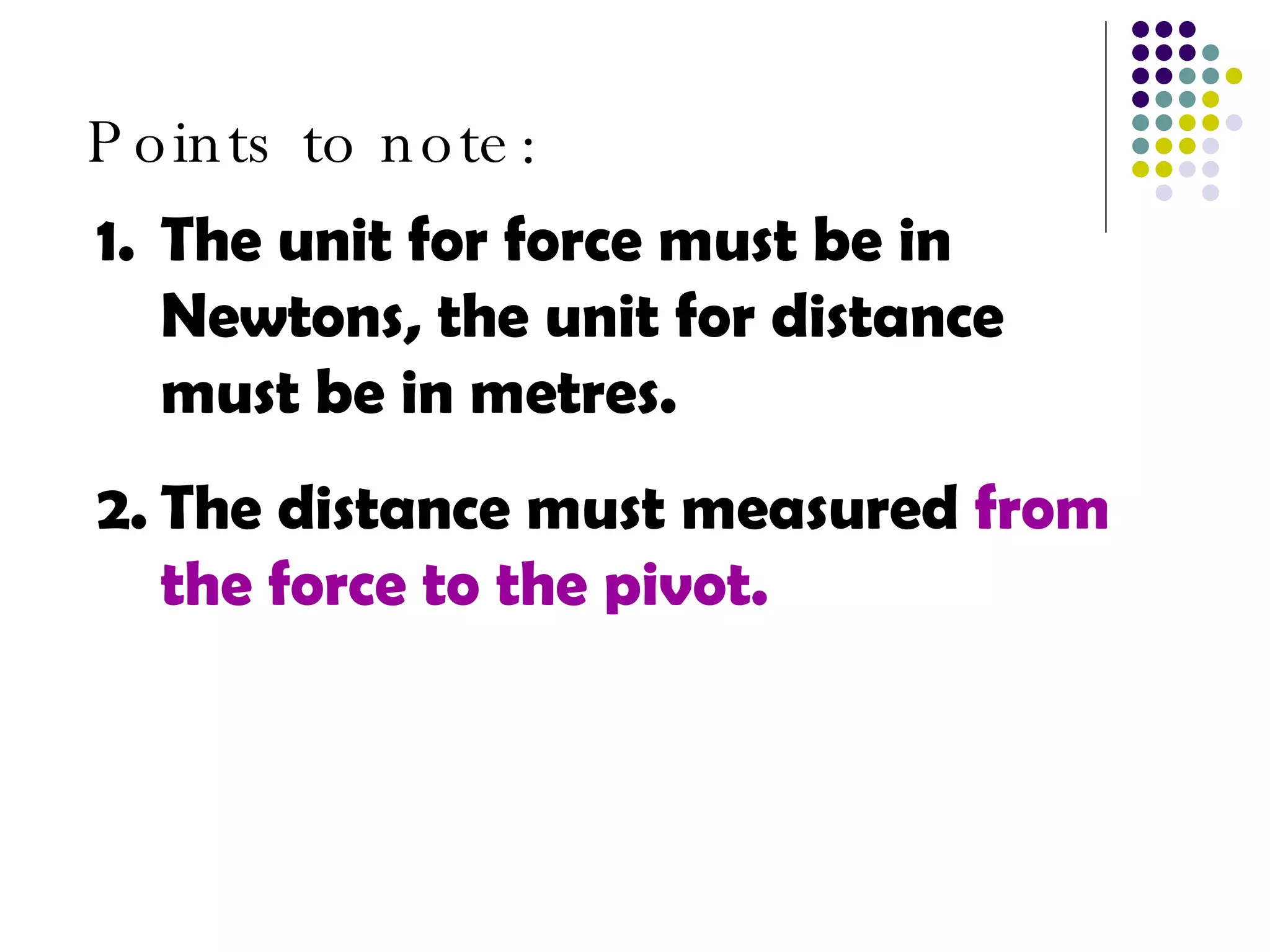 Turning Effect of Forces | PPT