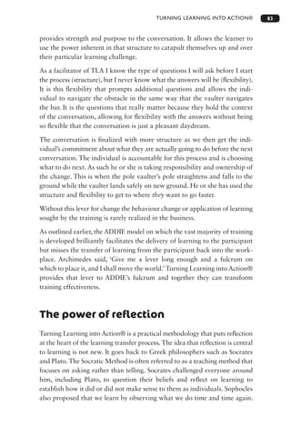 Turning Learning into Action: A Proven Methodology for Effective Transfer of Learning | PDF