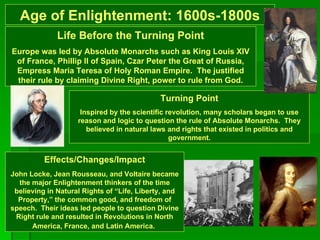 Turning Points Review | PPT