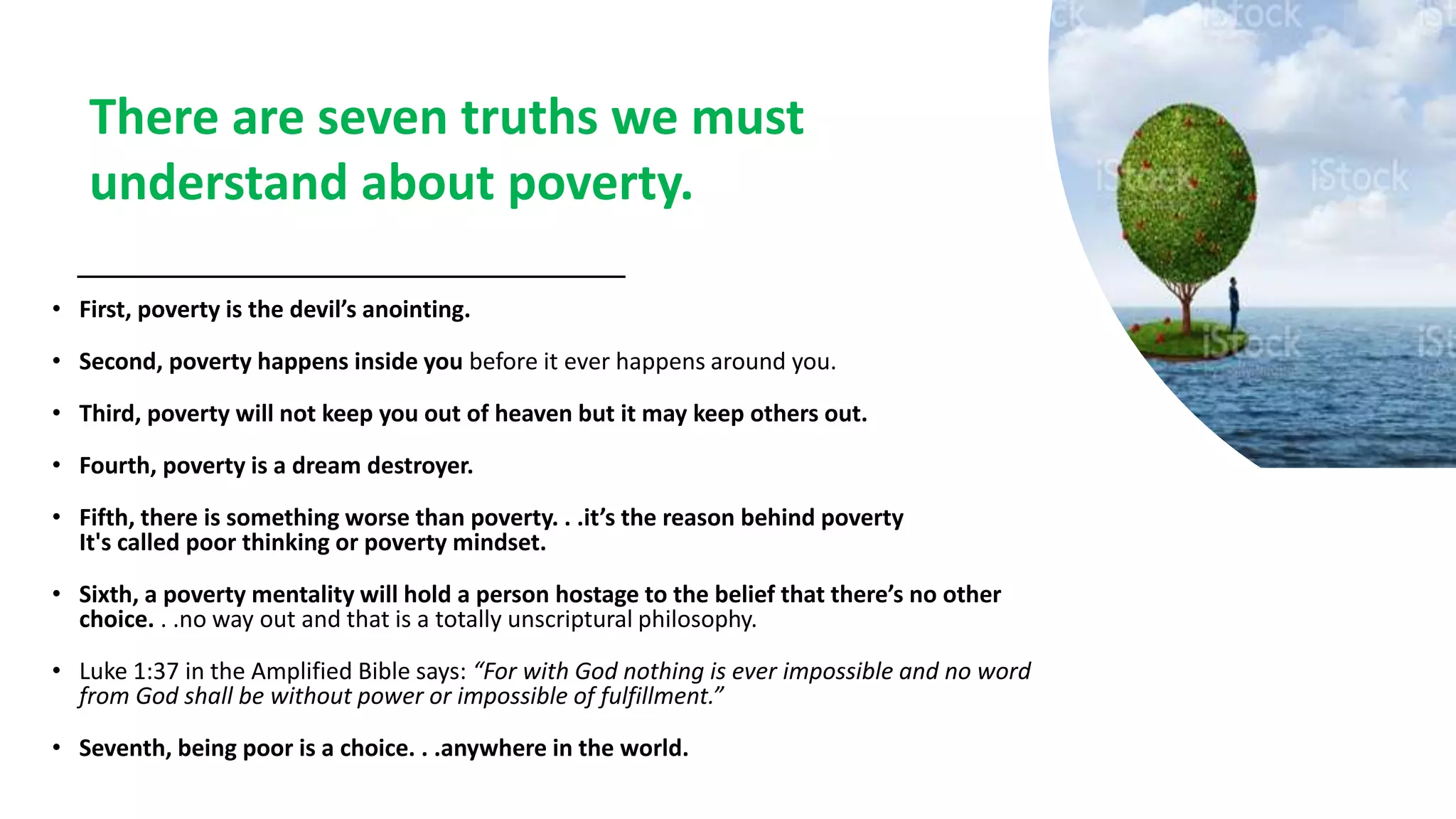 TURNING-POVERTY-to-prosperity.pptx | Christianity | Religion & Spirituality