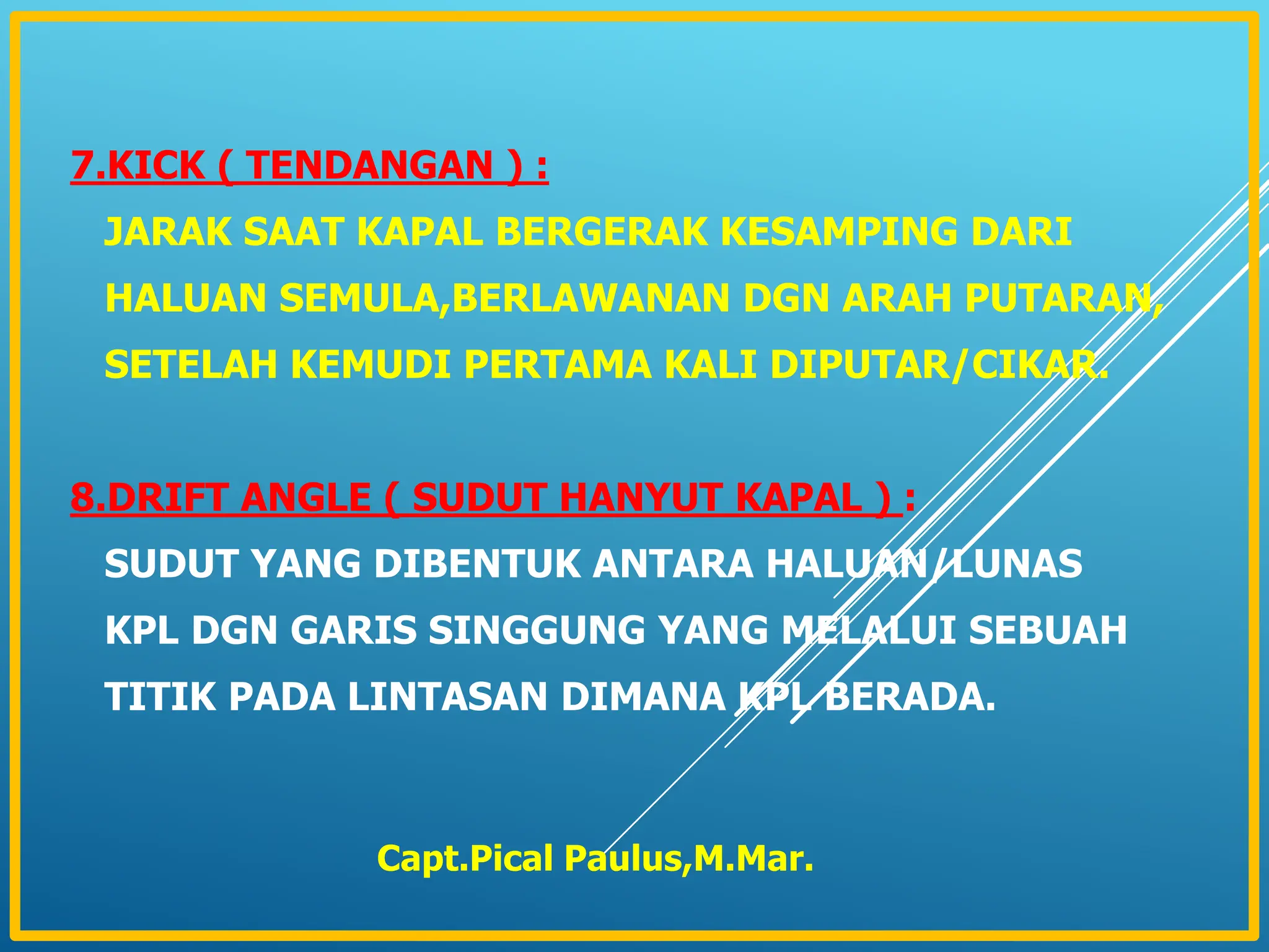 Turning Circle (Lingkaran putar) kapal ikan | PDF