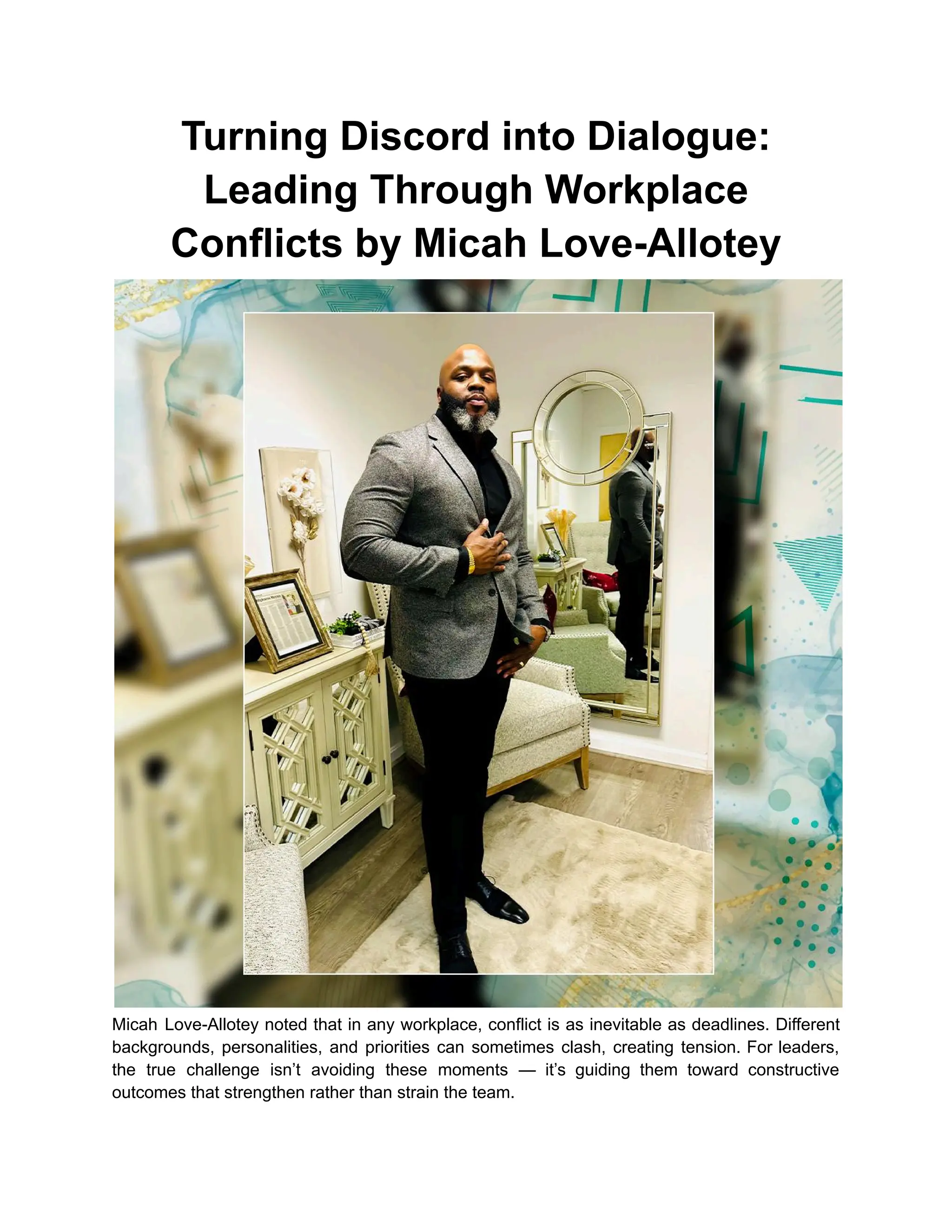 Turning Discord into Dialogue_ Leading Through Workplace Conflicts by ...