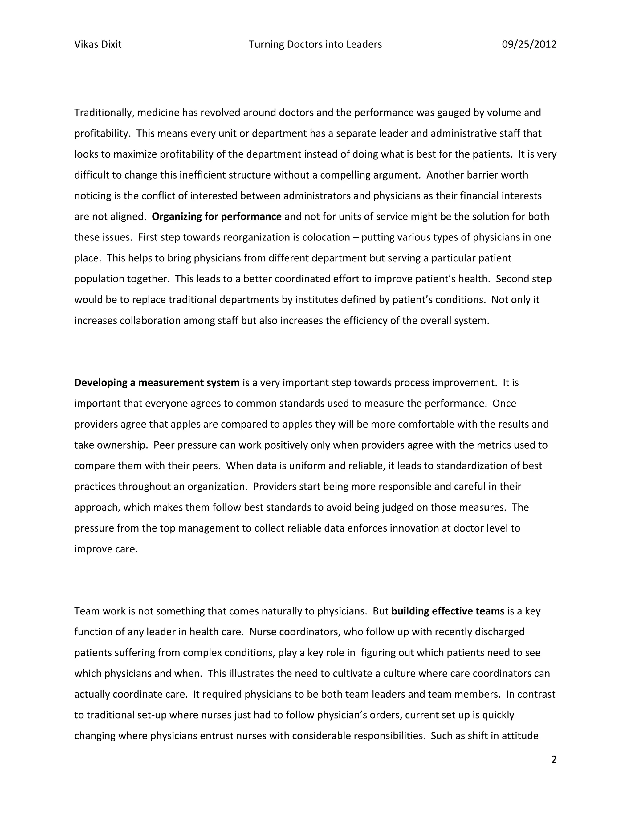 Turning doctors into leaders | DOCX