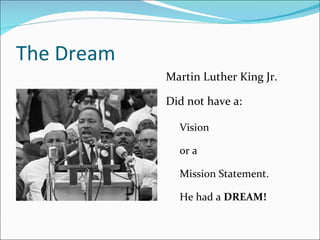 Turning dreams into reality presentation | PPT
