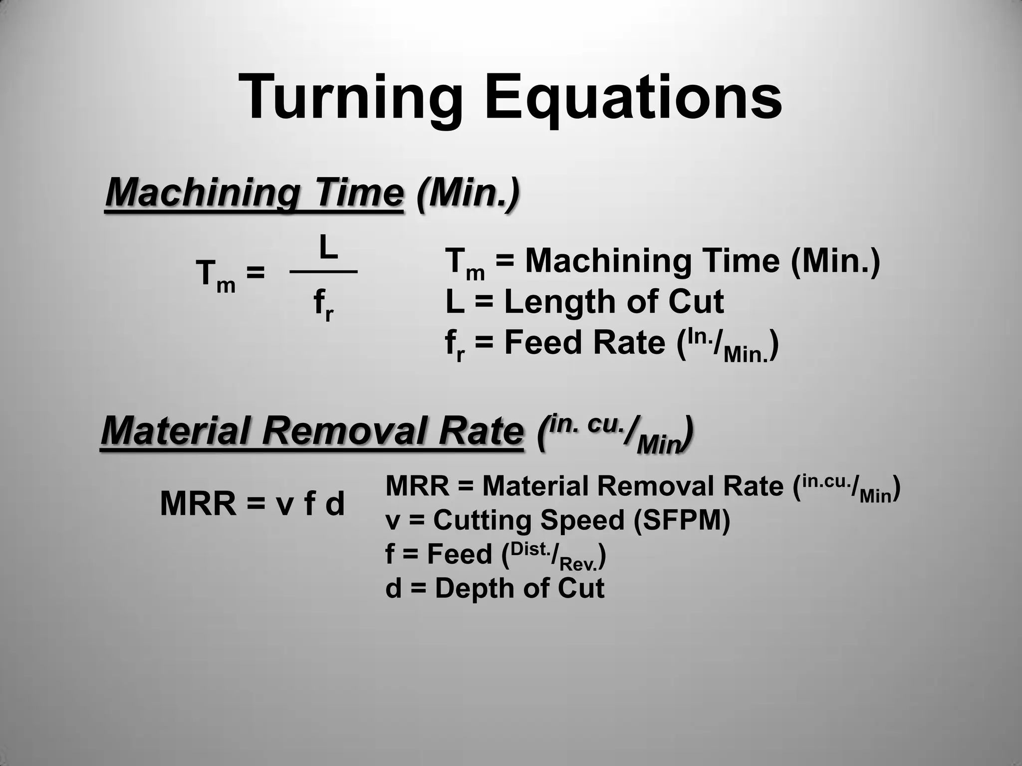 Turning Examples.pdf.manufacturing technology | PPT