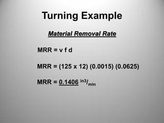 Turning Examples.pdf.manufacturing technology | PPT