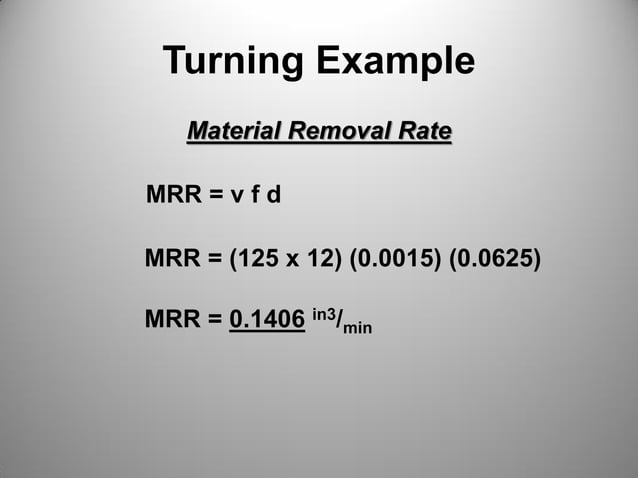 Turning Examples.pdf.manufacturing technology | PPT