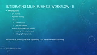 Turning Machine Learning Prototypes into Products | PPTX