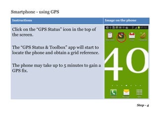 Turning on smart phone gps | PPT