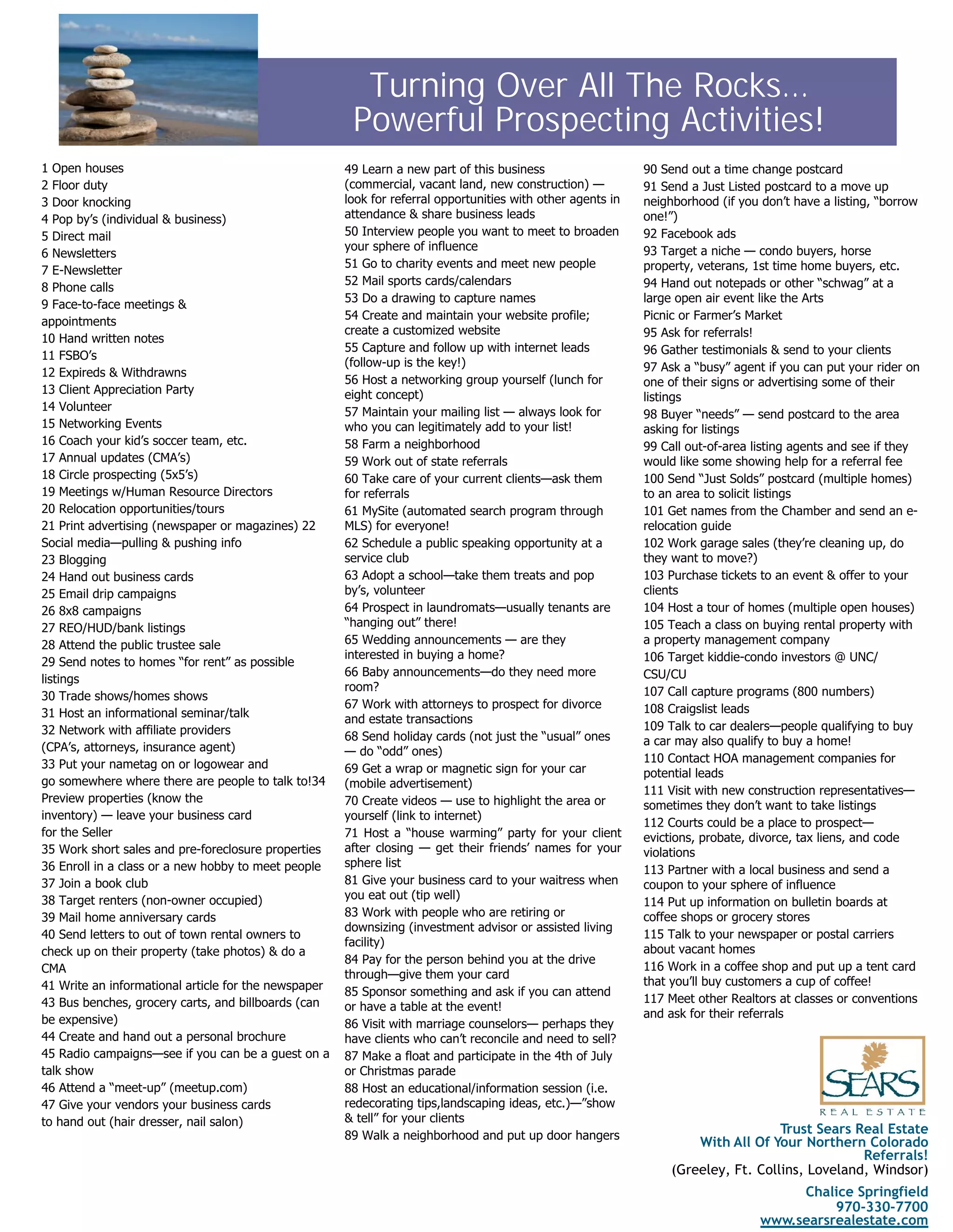 Ideas for Prospecting | PDF