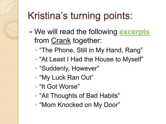 Turning Point Poem | PPT