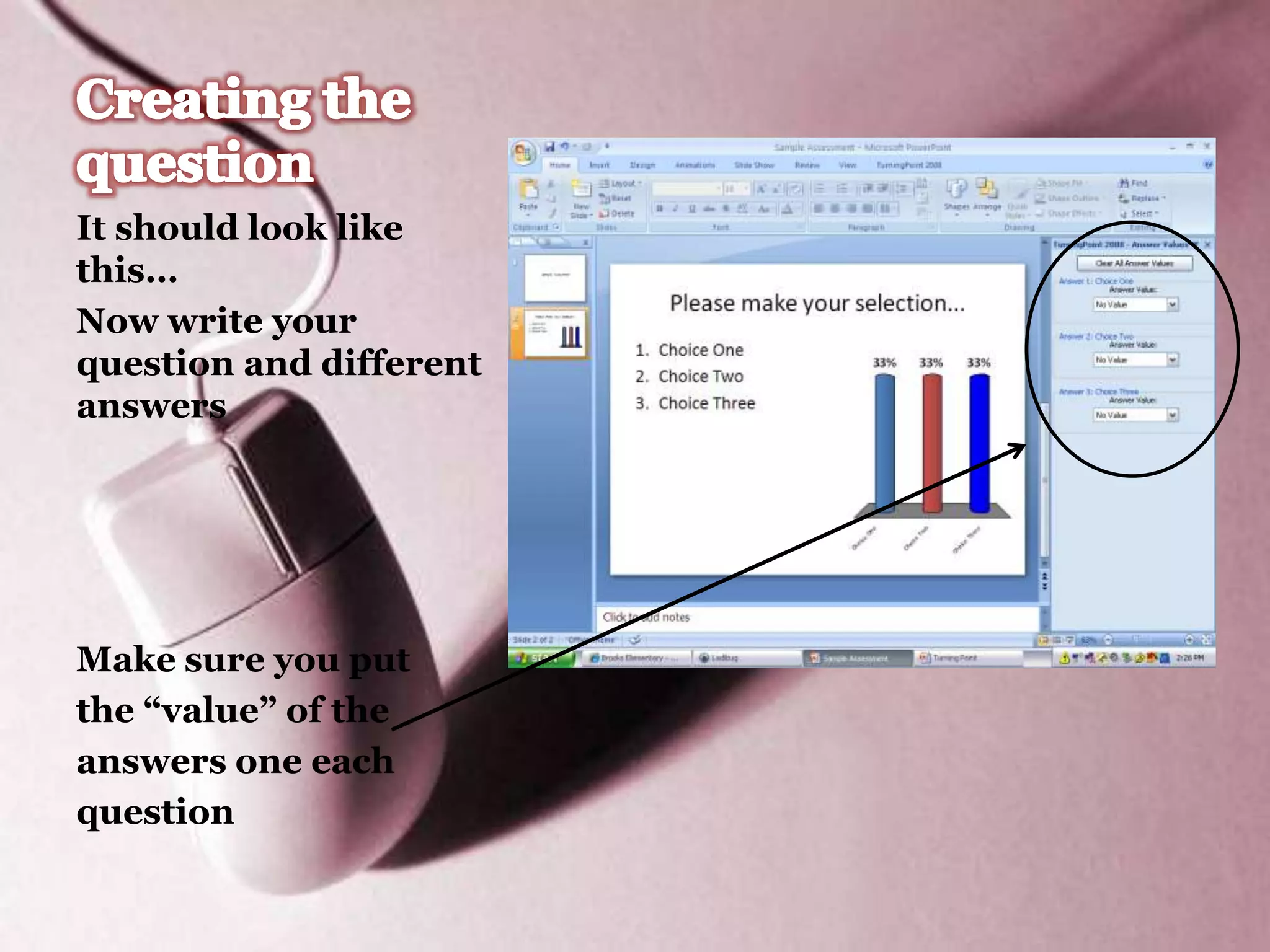 Turning point powerpoint directions | PPTX
