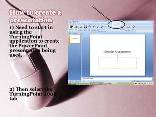Turning point powerpoint directions | PPTX