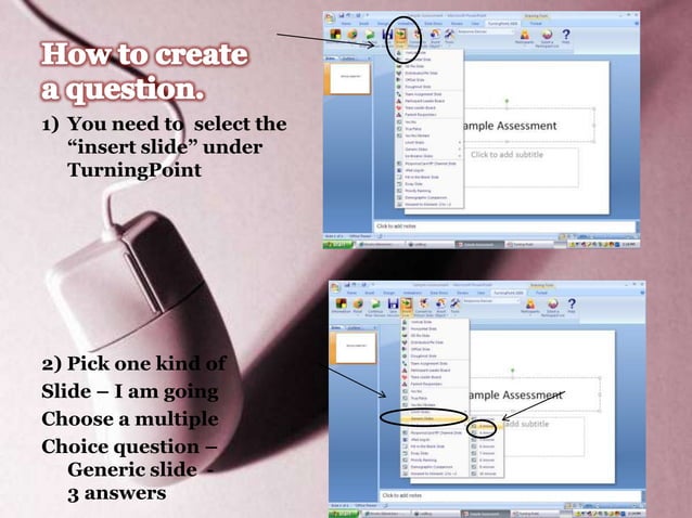 Turning point powerpoint directions | PPTX | Desktop Publishing ...