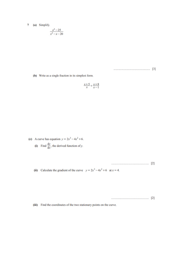 TURNING POINTS IGCSE MATHEMATICS PRACTICE.pdf | Educational Assessment | Education