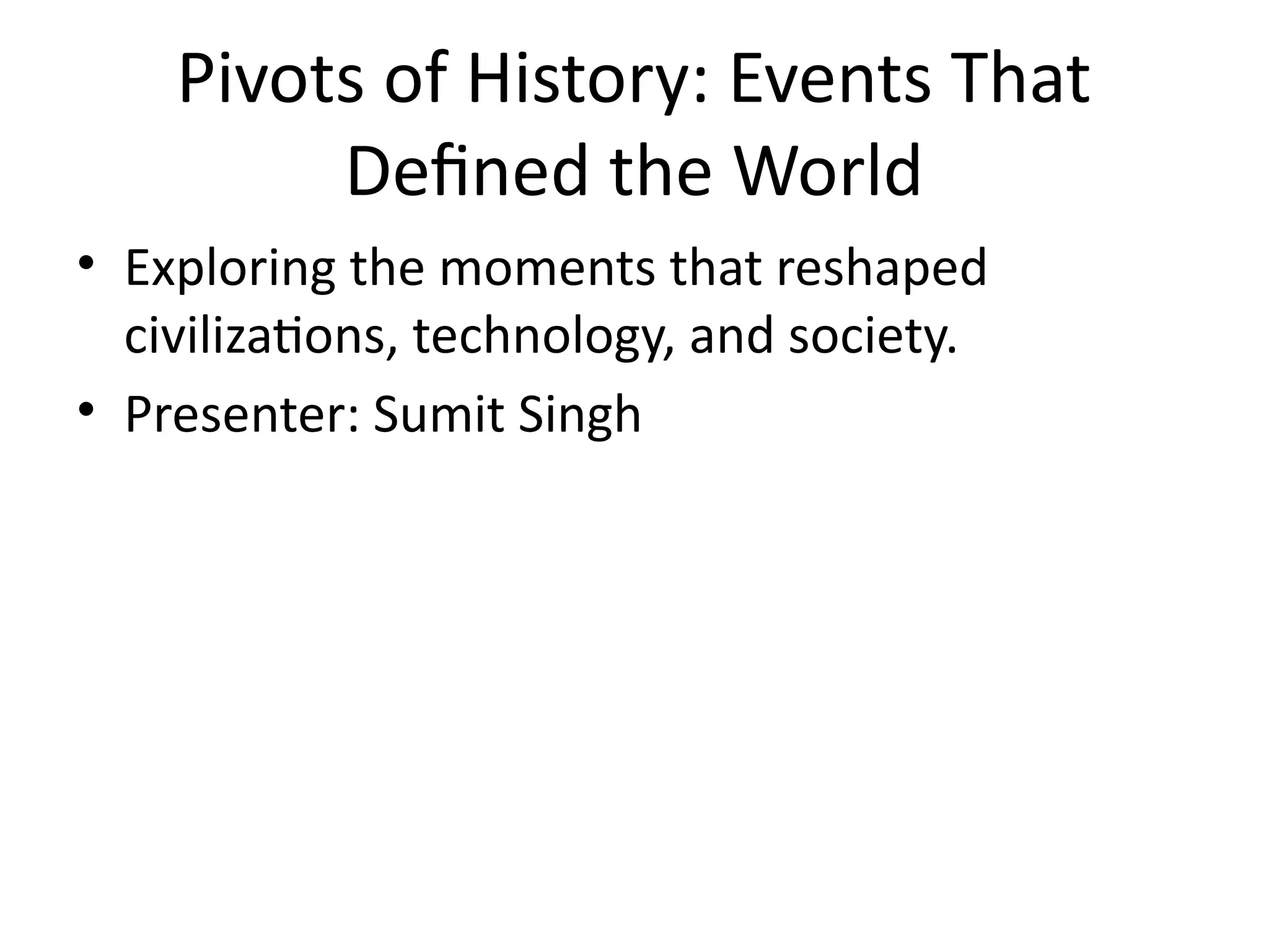 Important Turning Points in Human History.pptx