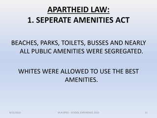 Turning points in modern south african history | PPTX